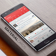 Material Cards Theme for KLWP Mod apk [Paid for free][Free purchase] download - Material Cards ...
