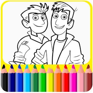 Coloring Book Wild Adventure Kratts Mod apk download - Coloring Book ...