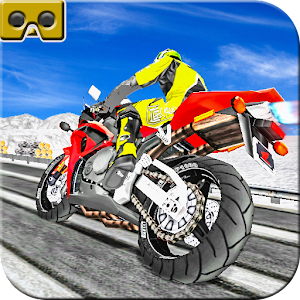 VR Traffic Bike Rider: Tricky Bike Race Adventure Mod apk download - VR ...