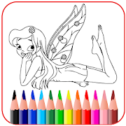 Princess Coloring - Magic Girl Coloring Mod apk download - Princess ...