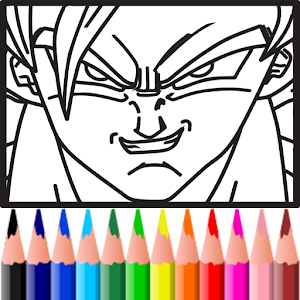 Hero Super Saiyan Goku Coloring Pages for Kids Mod apk download - Hero ...