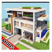 MCPE Mods - Modern House For Minecraft PE Mod apk [Free purchase][Mod ...
